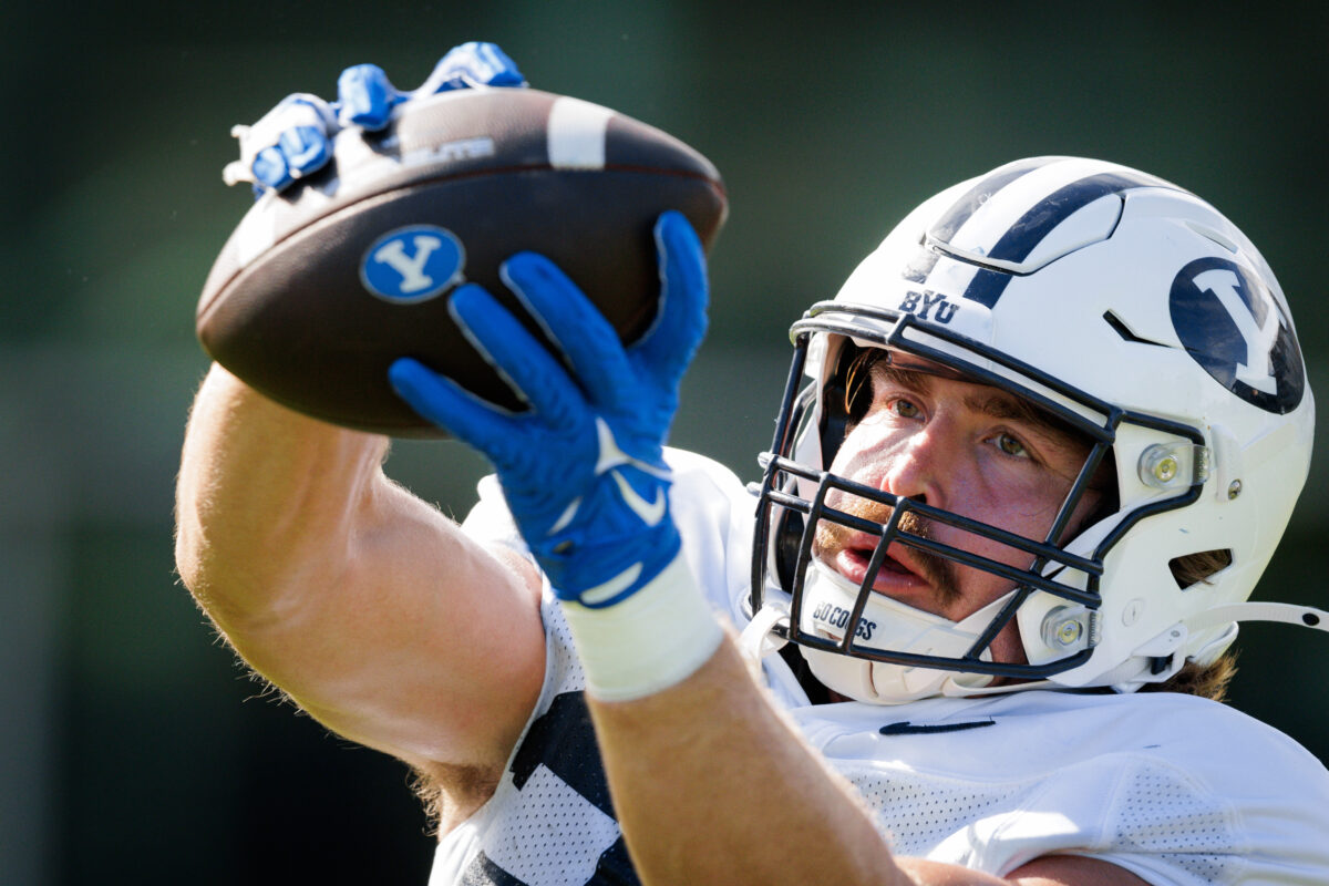 Exceeding expectation: BYU’s Carsen Ryan takes the lead at tight end ...